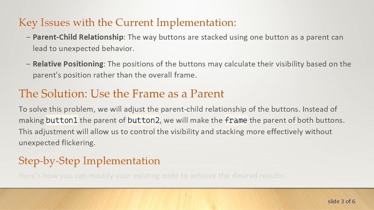 Fixing Tkinter Button Stacking Issues in Python
