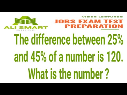 the difference between 25% and 45% of a number is 120 what is the number