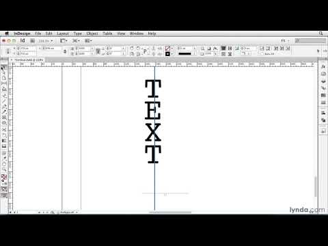 InDesign tutorial: Setting text vertically | lynda.com | Tutorials Free ...