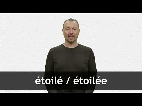 English Translation of “ÉTOILÉ” | Collins French-English Dictionary