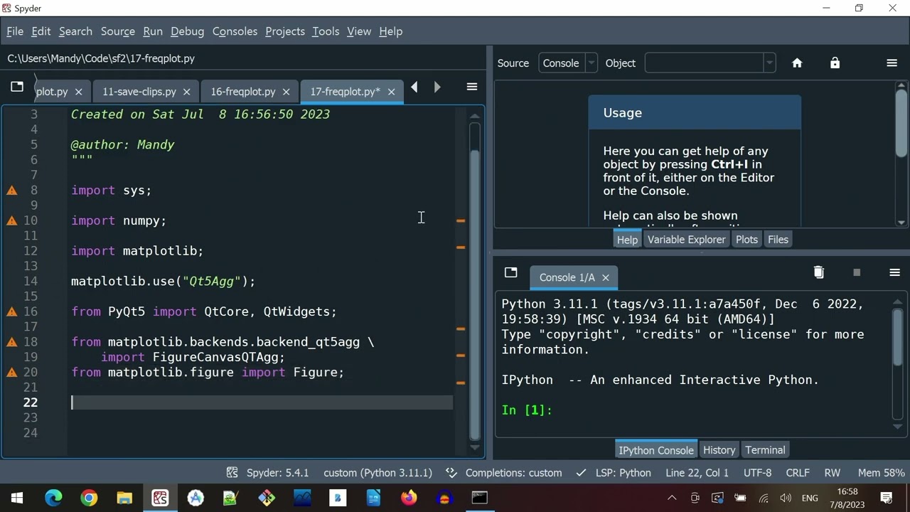 Part 1: Package imports - Python PyQt5 GUI