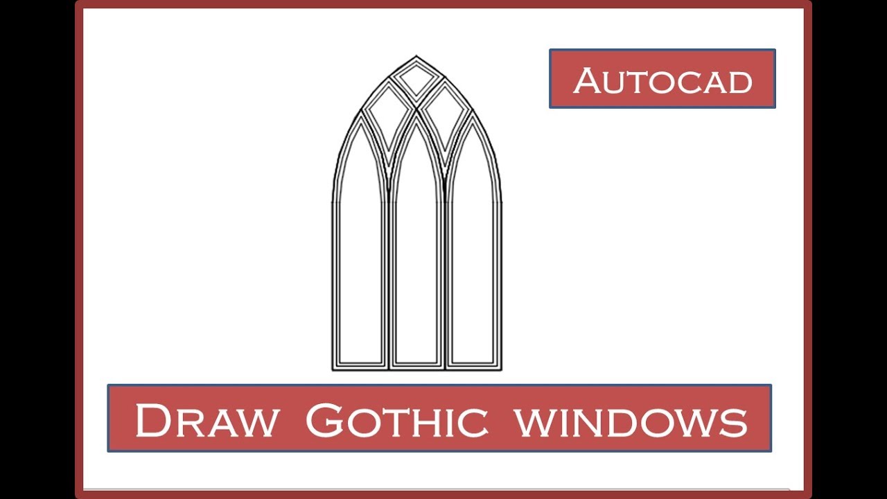 Draw Gothic windows(2)