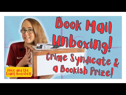 I've Got Book Mail! | Unboxing Bookish Treats and Crime Syndicate Subscription #booktube #bookmail