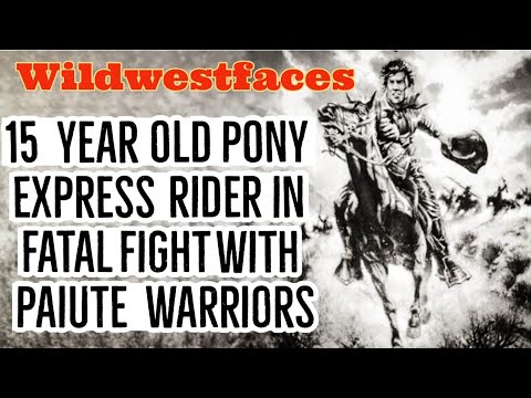 15-jähriger Pony-Express-Reiter in tödlichem Kampf mit Paiute-Kriegern