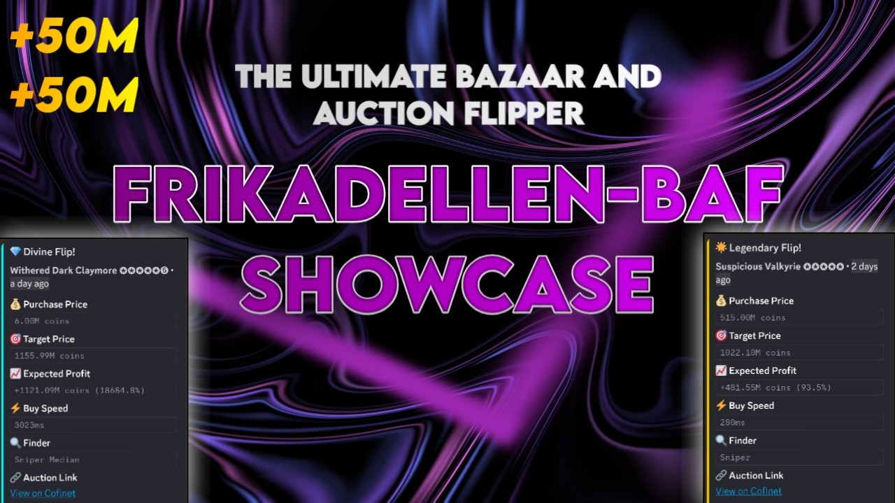 Frikadellen BAF — Bazaar & Auction Flipper