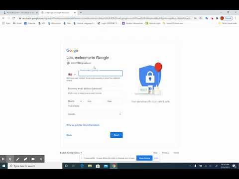How to Create a Gmail Account (Spanish)