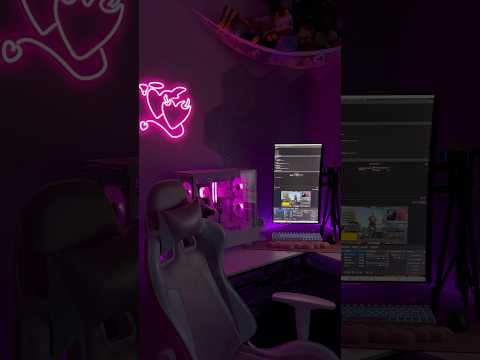 streaming setup makeover!! #pcgaming #setup #girlgamer #gamer #gamergirl #streamer #setupwars