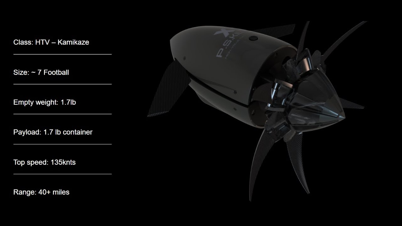 XDOWN's Football-Sized Kamikaze Drone