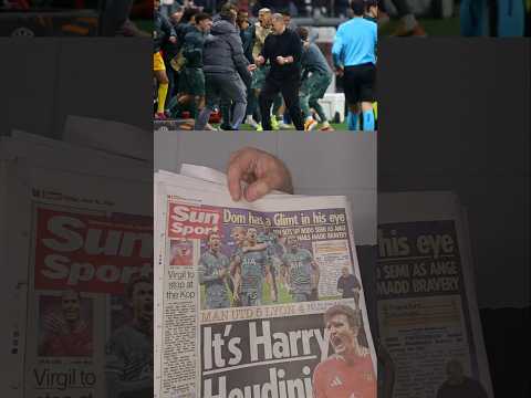 THE HEADLINES FROM THE NATIONAL PRESS: Eintracht Frankfurt 0-1 Tottenham Hotspur "Dom Spot On!"