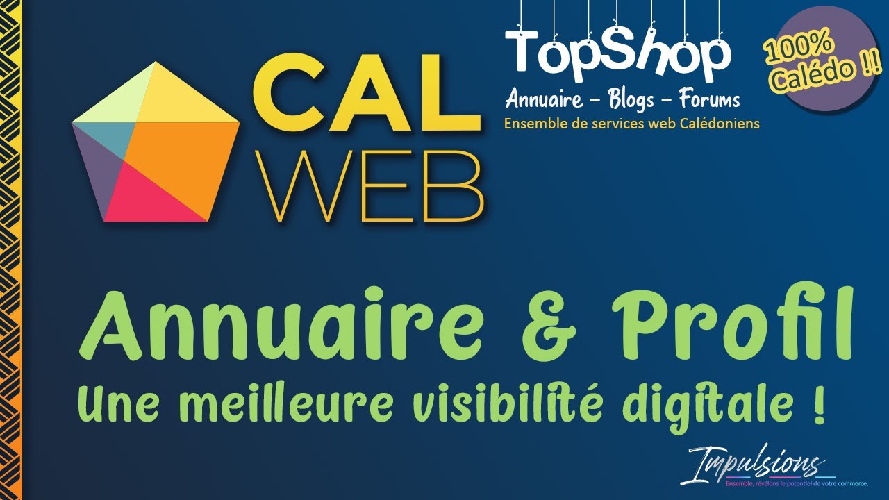 CALWEB NC : Très facile de créer et gérer son profil digital site internet dans l'annuaire.