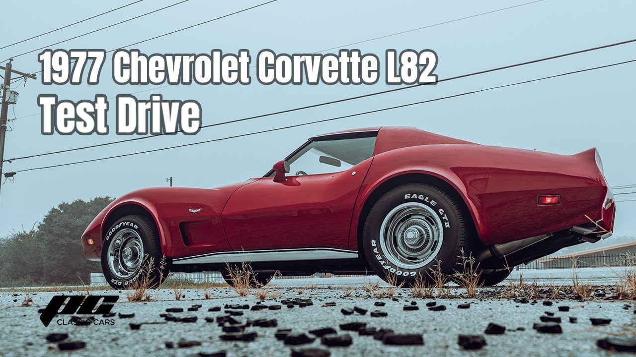 *SOLD* 1977 Chevrolet Corvette L82 Test Drive - Numbers Match 350 - Aluminum Heads - 4 Speed - AC
