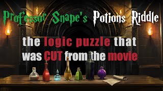 Learn English through movies Professor Snape's Potions Riddle.