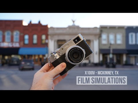 Get that "Film Look" w/ Fuji Film Simulations (X100V - Historic McKinney, TX)