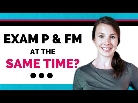 Pass Exam P and FM in just 7 months! Here's how.