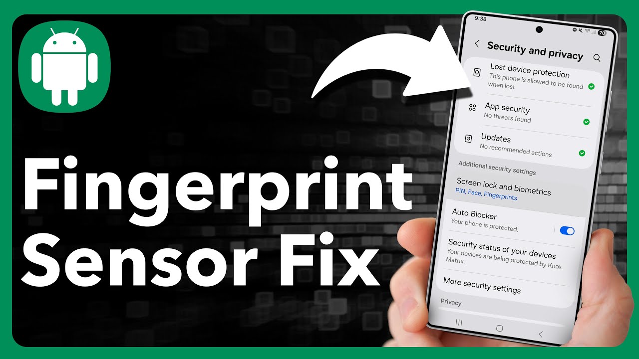 How To Fix Fingerprint Sensor Not Responding On Android