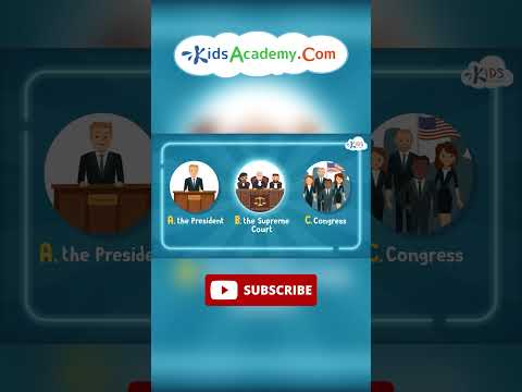 3 Branches of Government in the US - Education Stories for Kids