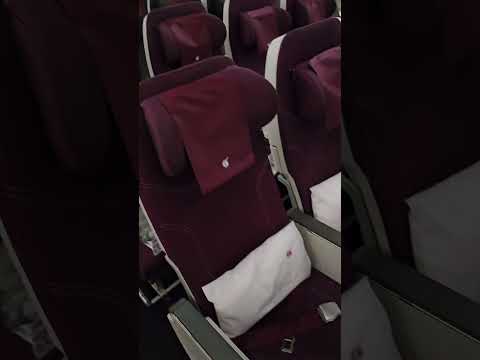 Qatar Airways Airbus A380-800 QR909 SYD-DOH upper deck economy #economy #qatarairways #shorts
