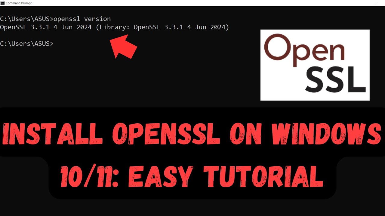 Install OpenSSL on Windows 10/11: Easy Tutorial