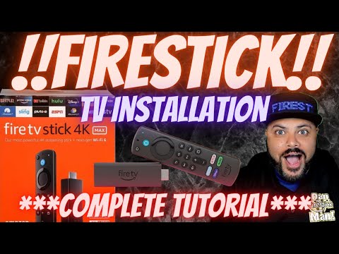 !!!FIRESTICK!!! TV INSTALLATION!!! ***COMPLETE TUTORIAL*** WORKS ON ALL FIRESTICKS!! 2022