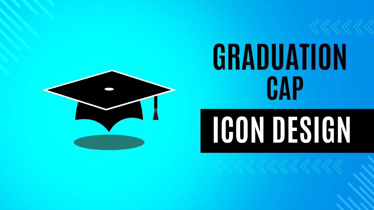 How to design icon in adobe illustrator /Graduation/Education/Convocation Cap Icon Design