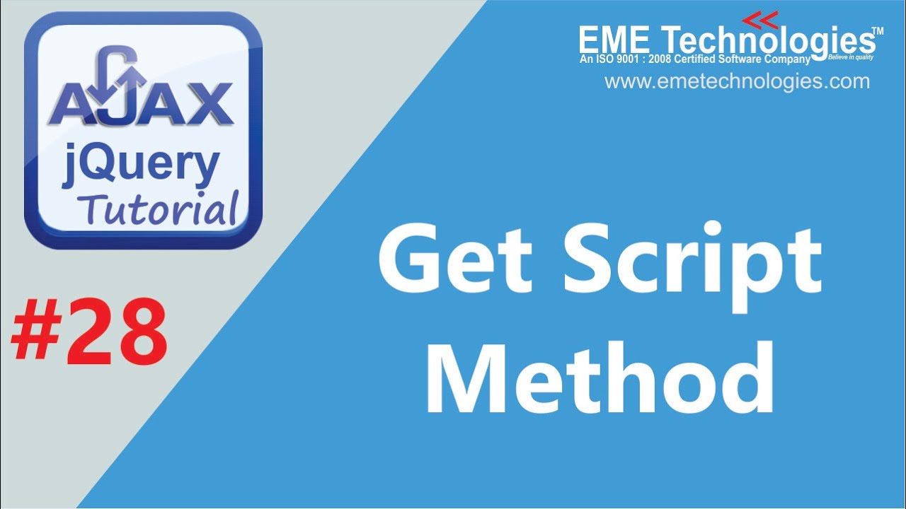 Ajax get script method with jQuery