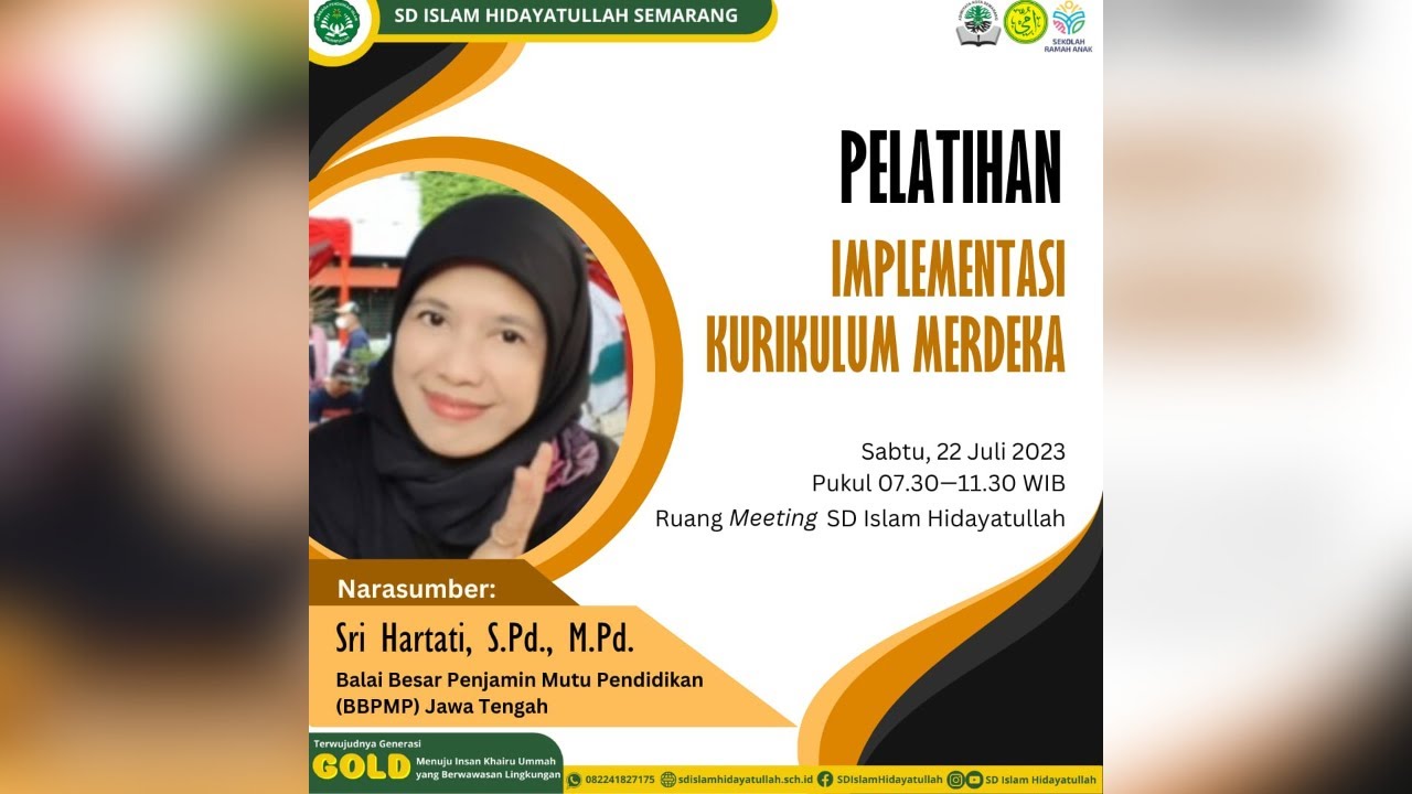 Belajar Merdeka dari Kurikulum Merdeka - SD ISLAM HIDAYATULLAH SEMARANG