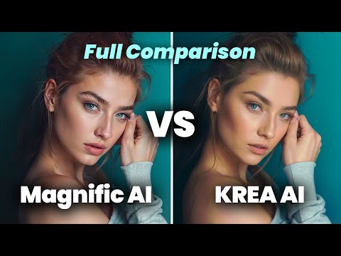 Krea AI - Magnific AI Alternative | AI Image Upscaler Full Comparison