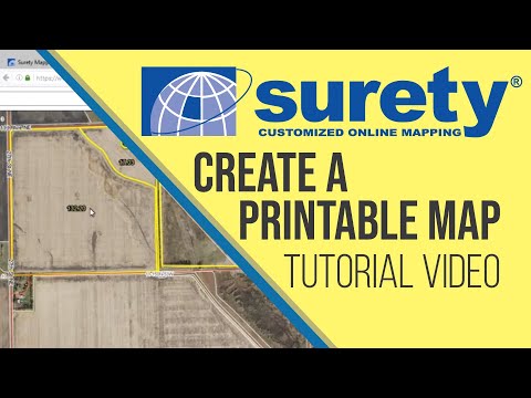 Getting Started With Surety® Mapping - Create a Printable Map