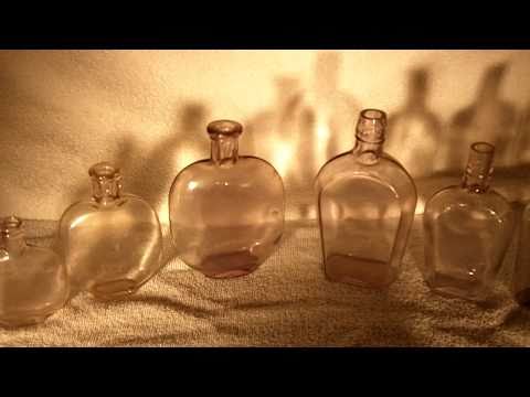Antique Bottle Collection {Flasks}
