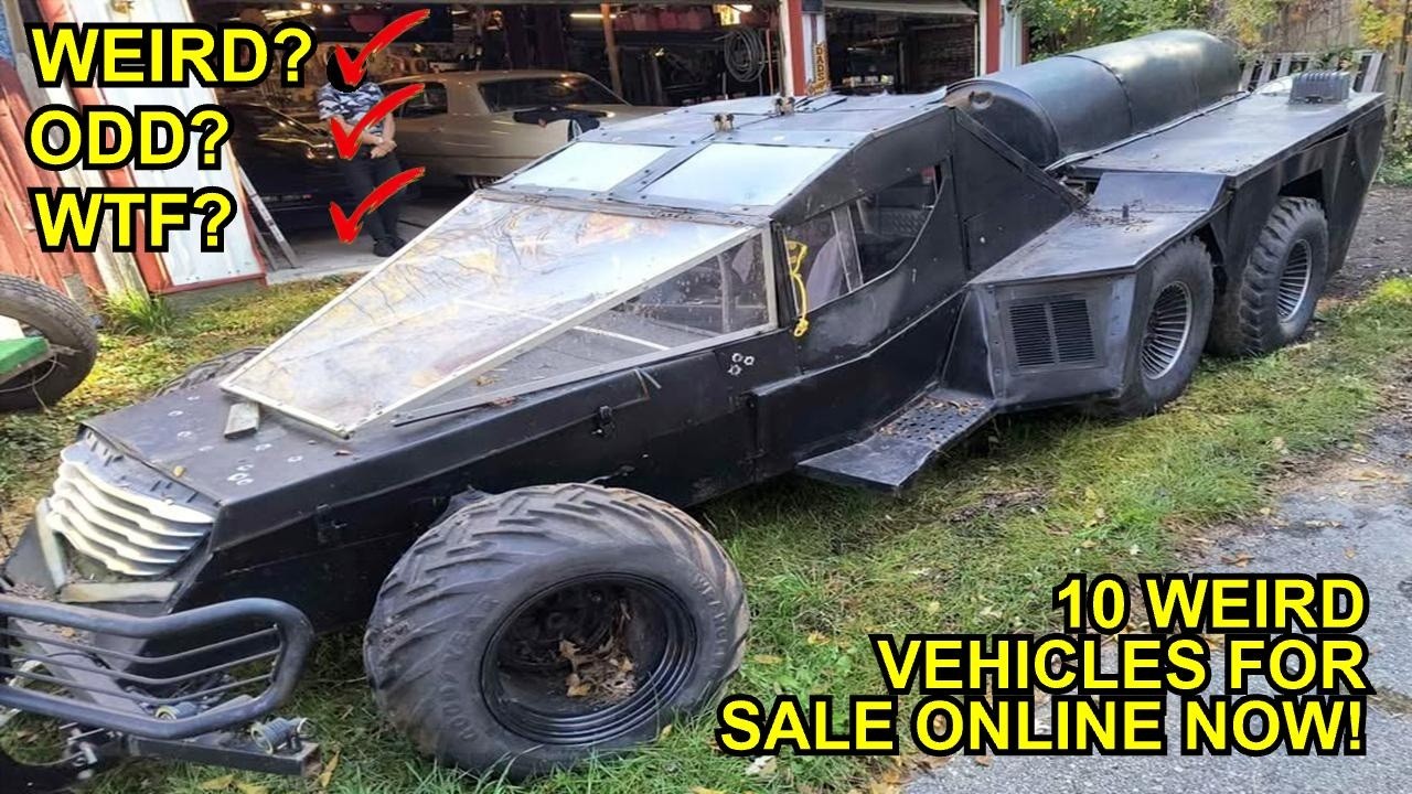 WEIRD VEHICLES WEDNESDAY! 10 Odd Vehicles Selling On Marketplace, Links to Ads in Description Below