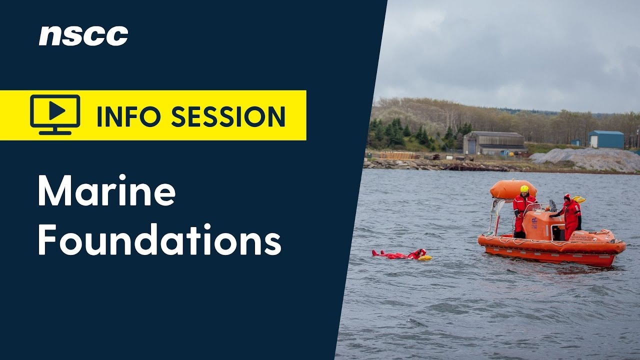 NSCC program info session: Marine Foundations