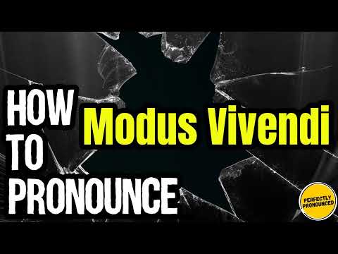How To Pronounce Modus Vivendi? (CORRECTLY) Meaning & Pronunciation