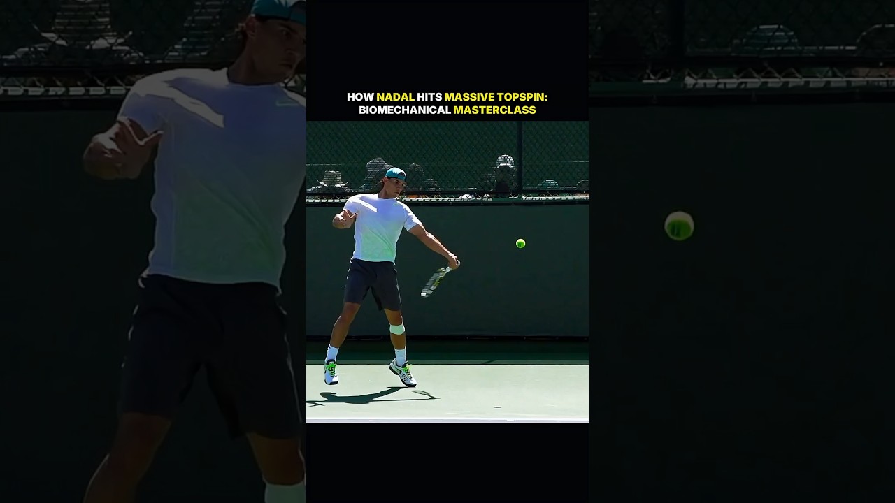 How Nadal Hits MASSIVE Topspin Biomechanical Breakdown🎾