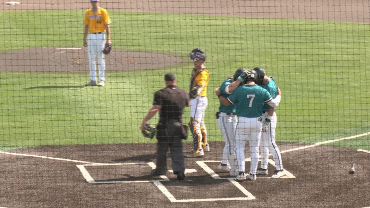 ECU defeats Coastal Carolina 10-4 in weather-shortened game