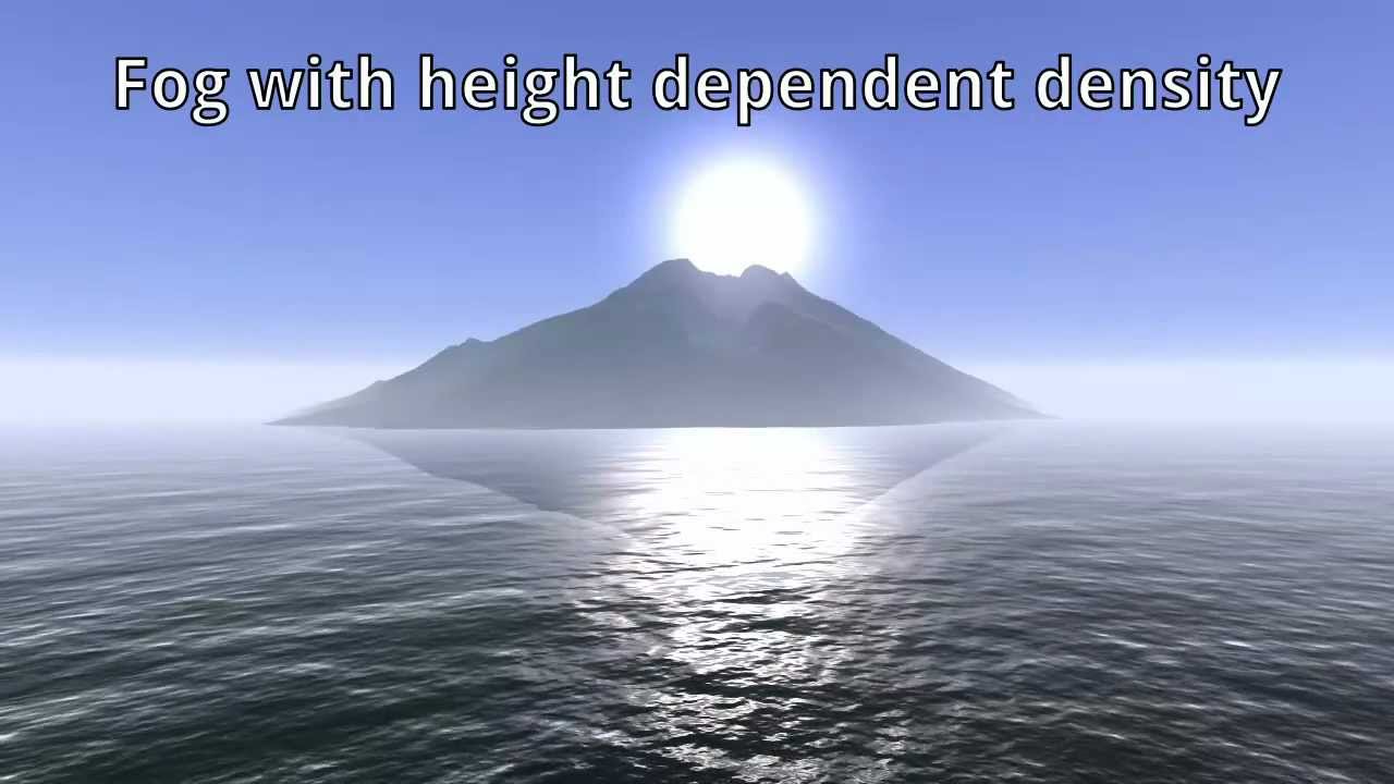 Terrain, Ocean and Fog Rendering using WebGL