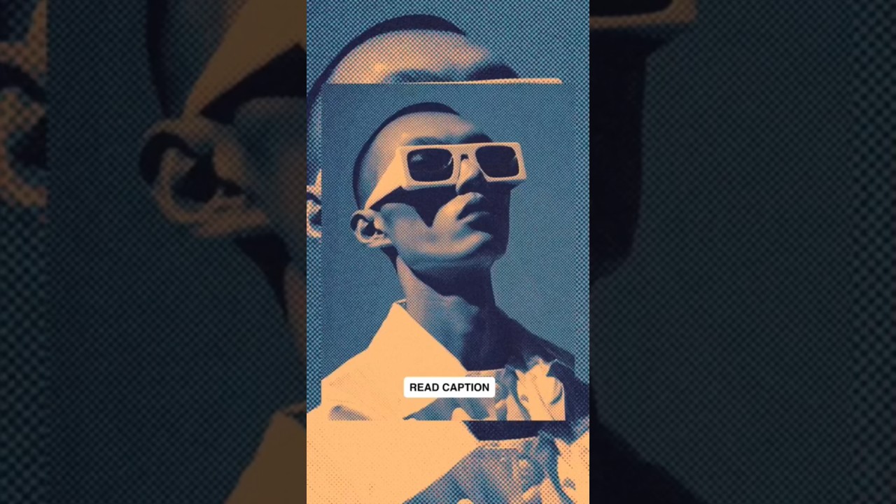 How to create Halftone effect in Adobe Photoshop Easy step #Viral #effect #adobevideo #lineediting