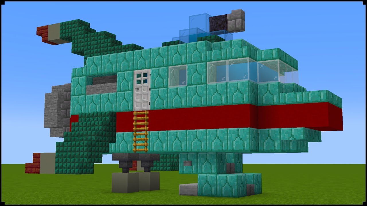 Minecraft Tutorial: How To Make Planet Express Space Ship "Futurama ...