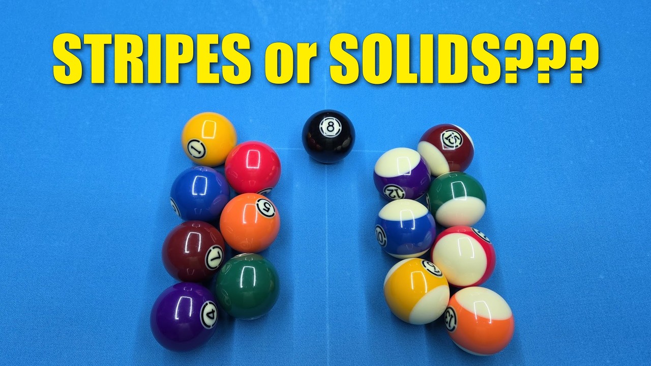STRIPES or SOLIDS? How Do You Choose? #8ballpool #billiards