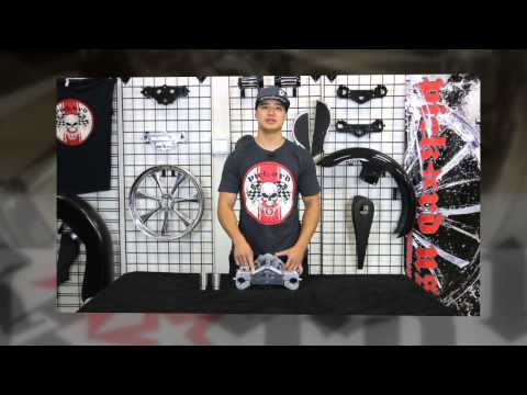 9 Degree Triple Trees For 26 Inch Wheel On Custom Harley Bagger