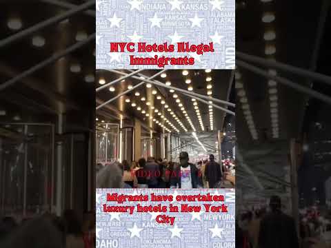 NYC Hotels - "Migrants have overtaken luxury hotels in New York City" #nyc #migrants #usa #biden