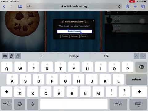 Cookie clicker debug menu (hack)