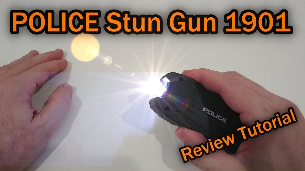 POLICE Stun Gun 1901 Review, Instructions Manual And Tutorial