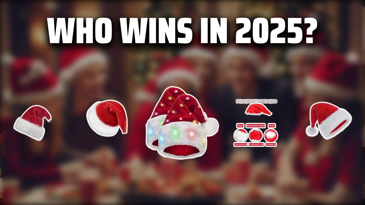 The Top 5 Best Santa Hat in 2025 - Must Watch Before Buying!