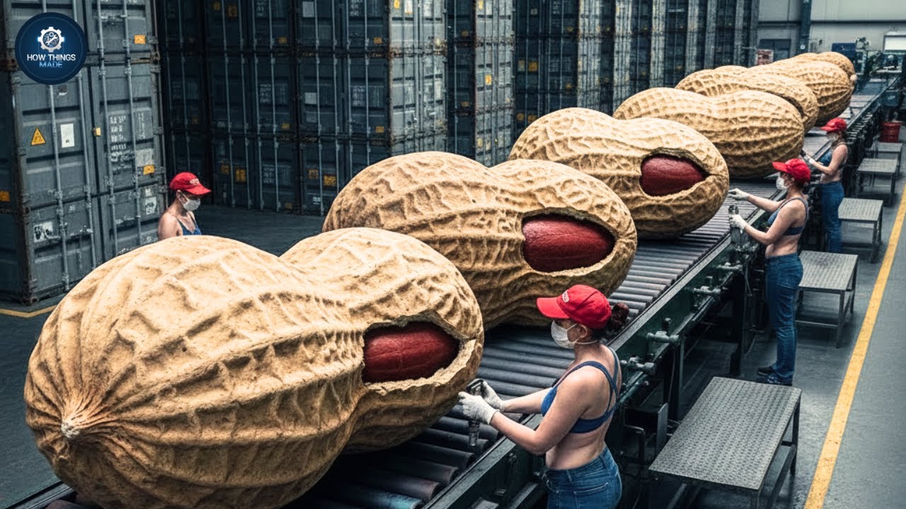 Inside the Peanut Factory — How Everyday Peanuts Are Made