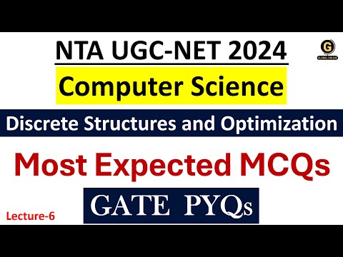 Discrete Structures Full Syllabus MCQs - 4 Video Lecture - Crash Course ...