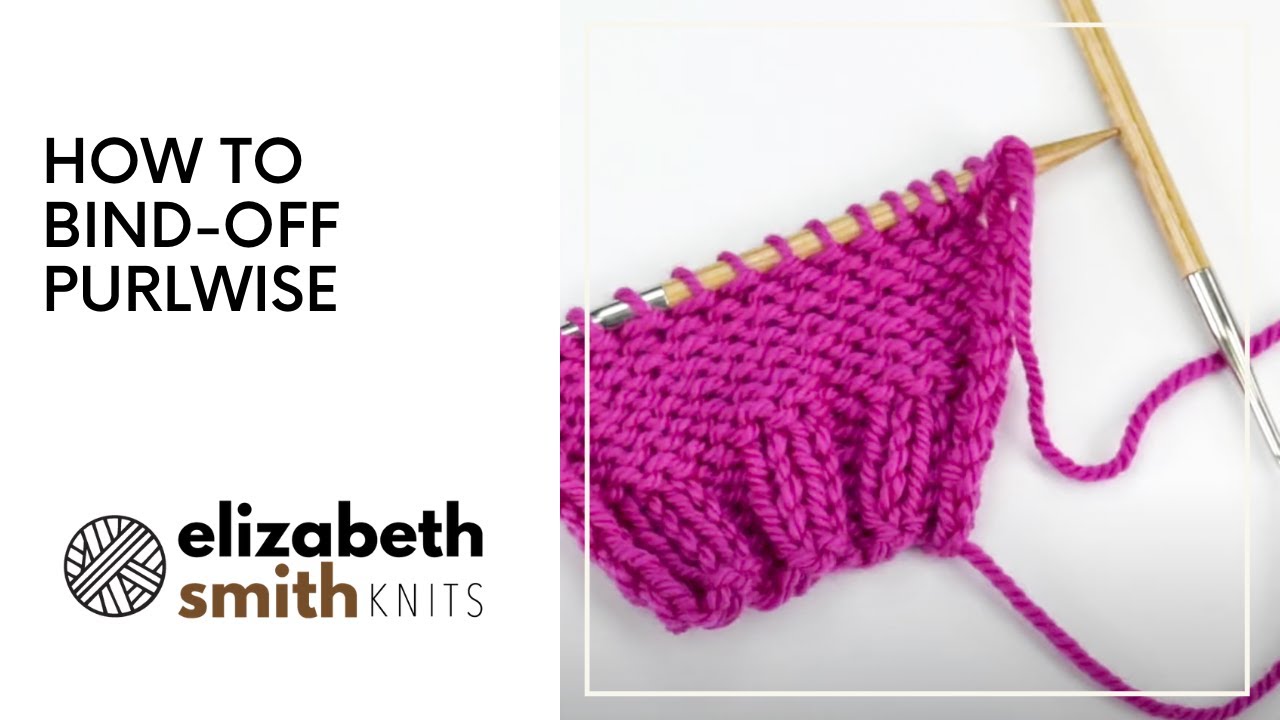 How to bind-off purlwise