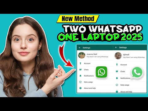 How To Use Two WhatsApp Accounts On Same Laptop 2025 | Full Guide