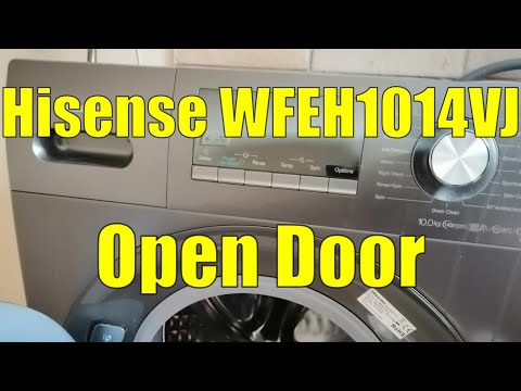 Washing Machine Hisense WFEH1014VJ How to open door