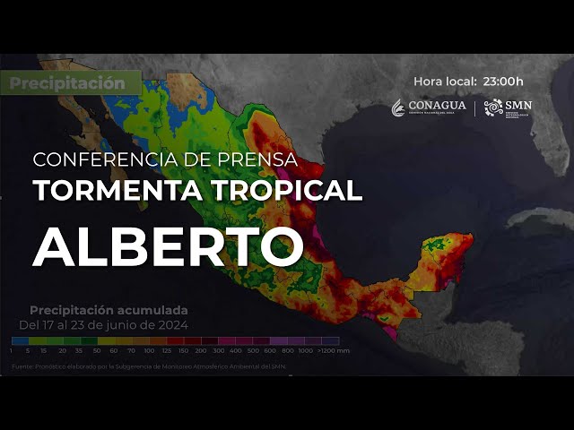 Tormenta Alberto: SMN revela si será el primer huracán de 2024