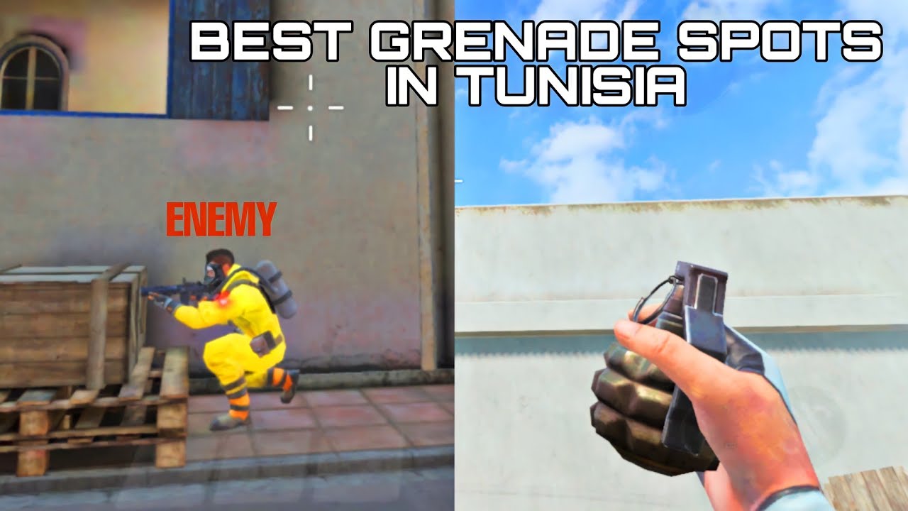 Best Grenade Spots in TUNISIA COD Mobile